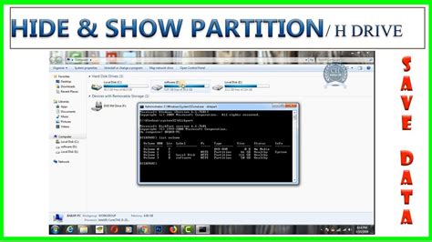 Hide Partition Windows 788110hide And Unhide Hard Drive Youtube