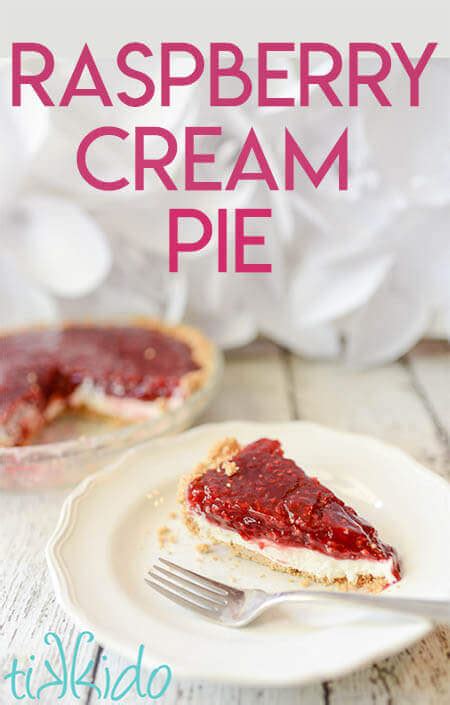 A Cool And Delicious Raspberry Cream Pie Recipe For Pi Day Tikkido Com