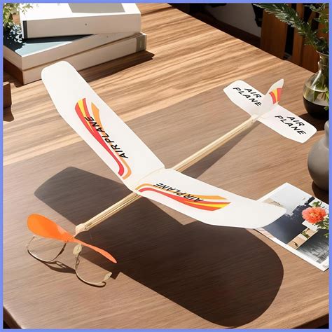 Plane Model Plane Assembly Kit Rubber Band Powered Play And Learn Toy