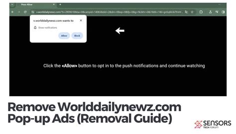 Remove Worlddailynewz Com Pop Up Ads Removal Guide