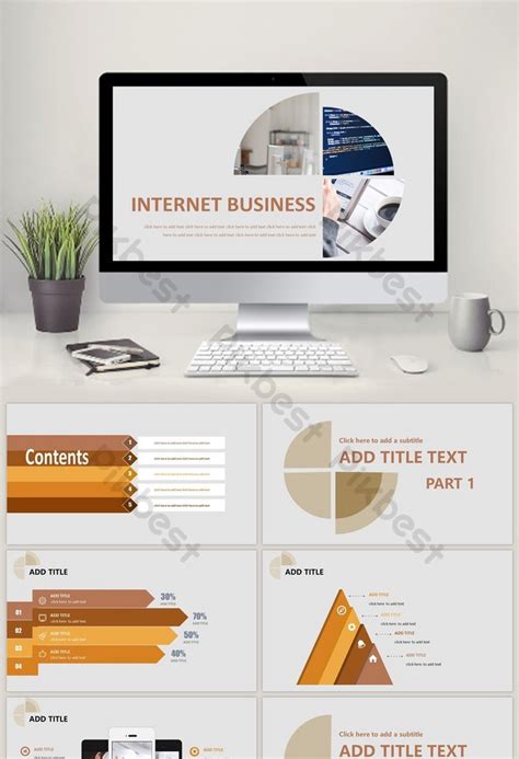 Kế hoạch kinh doanh Internet PPT mẫu kinh doanh PowerPoint PPTX Tải xuống miễn phí Pikbest