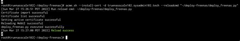 Lets Encrypt Certificate With Amce Shell Script Amcesh On Truenas