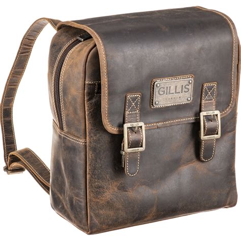 GILLIS LONDON Trafalgar Leather Knapsack Brown 7755 B H Photo