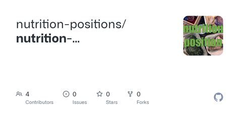 Github Nutrition Positions Nutrition