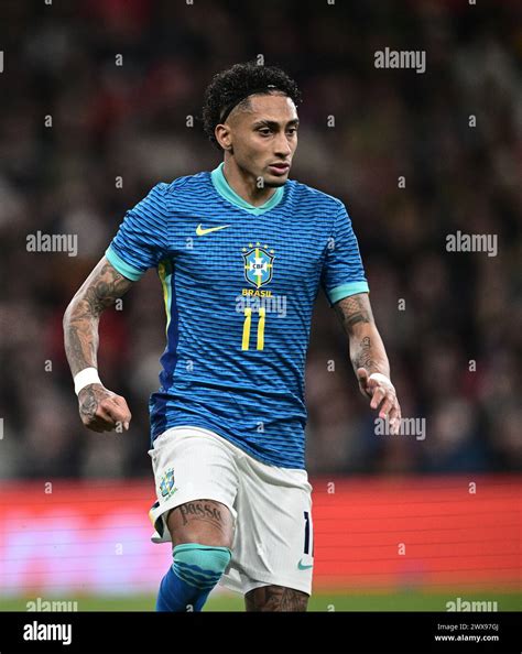 London England March 23 Raphinia Of Brazil During The International Friendly Match Between