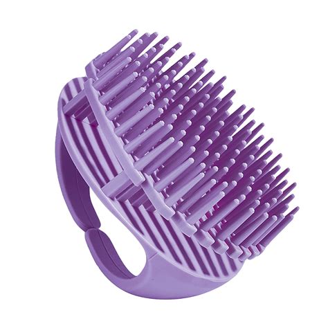 Bgzleu Soft Silicone Scalp Brush Hair Scrubber Scalp Massager Shampoo