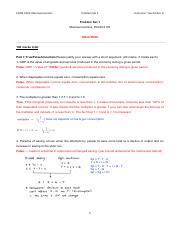 ECON Sp PS Solution Pdf ECON Macroeconomics Problem Set Instructor Yao Amber