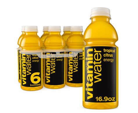 Vitaminwater Energy Tropical Citrus Flavored Water Beverage 169 Fl Oz