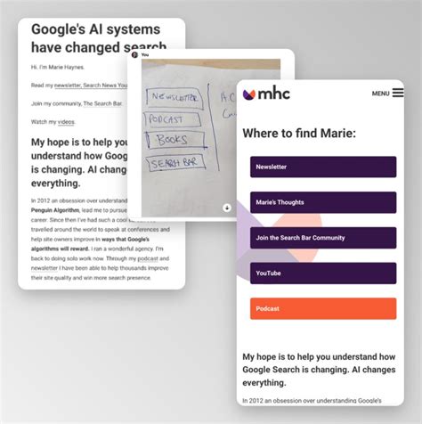 Marie Haynes On Linkedin Chatgpt Redesigned My Homepage In This Episode Of Maries Thoughts I