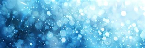 Premium Photo Abstract Blue Bokeh Background