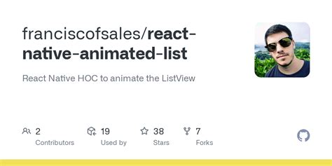 Github Franciscofsalesreact Native Animated List React Native Hoc To Animate The Listview
