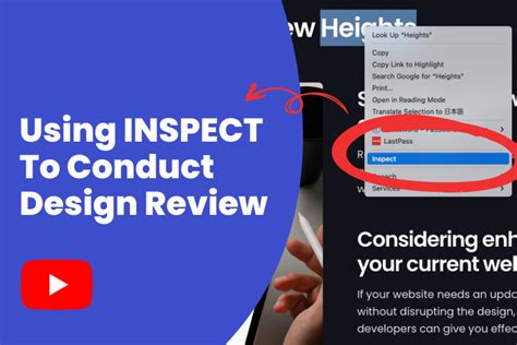 Reviewing A Website Design Using Google Chrome Inspect Tool
