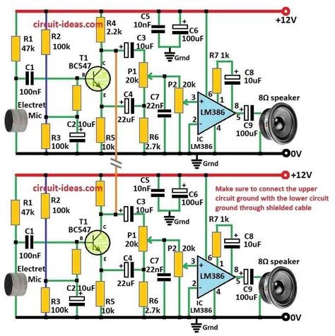 Intercom Circuit Circuit Ideas For You