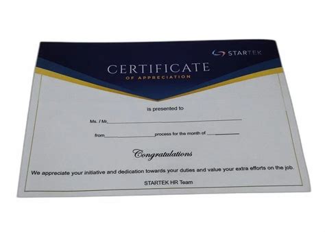Matt Finish Printed Paper Certificate Thickness 1mm Size Dimension 15x20inch At ₹ 10 Piece