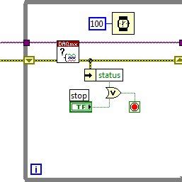 Low Level DAQmx Code For Clock Signal Generation In LabVIEW Download