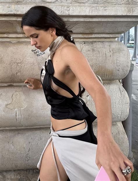 Rosalía Dyes Her Armpit Hair At Paris Fashion Week People Call It