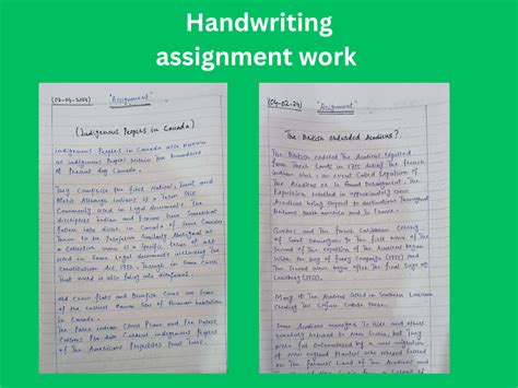 Handwriting Assignment In 24 Hour Upwork