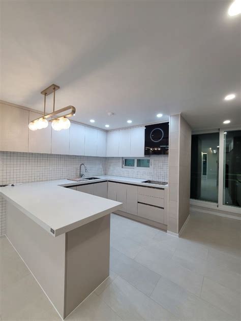 대면형주방 인테리어 ㄷ귿자주방 아일랜드 구조변경 네이버 블로그