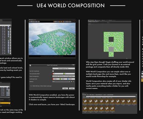 Artstation Creating An Open World Map In Ue4 World Composition