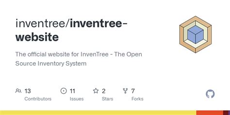 Github Inventree Inventree Website The Official Website For Inventree The Open Source