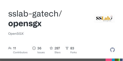 Issues · Sslab Gatechopensgx · Github