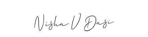84 Nisha V Dasi Name Signature Style Ideas Super Online Signature