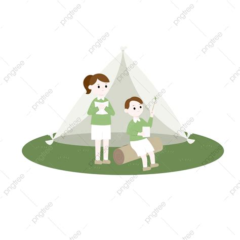 학생 여름 캠프 장면 요소 여름 캠프 학생 텐트 Png 일러스트 및 벡터 에 대한 무료 다운로드 Pngtree
