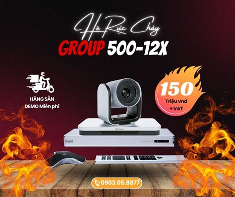 Polycom Realpresence Group 500 Polycom Group 500 ưu đãi