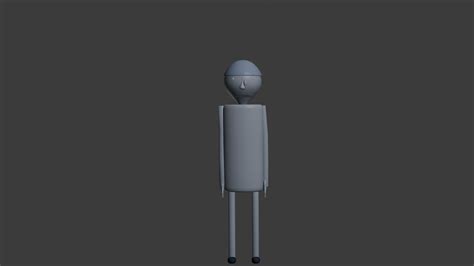 Subterbaldi Model For Blender Mouth Shape Keys Modding Tool For Baldis Basics Baldi Modding