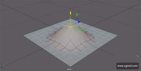 Maya怎么制作小土包 小山丘模型 Autodesk Maya教程 Cg教程 摩尔网cgmol