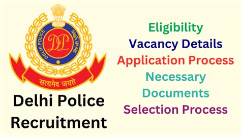 Delhi Police Recruitment 2023 Vacancies Important Dates