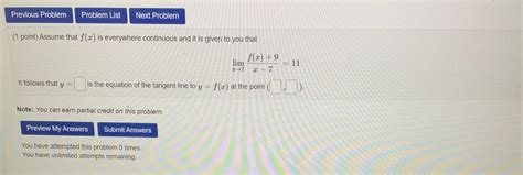 solved previous problem problem list next problem 1 point