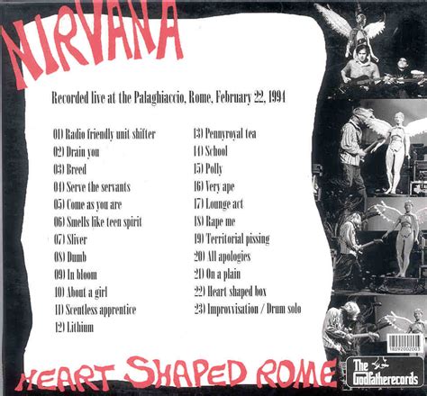 Nirvana Heart Shaped Rome Live At Palaghiaccio Rome Italy