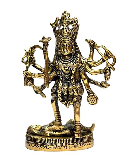 Esplanade Brass Kaali Mata Kali Maa Murti Idol Statue Sculpture 75 Inches Stonkraft