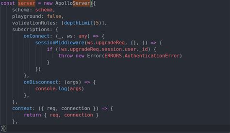 Session In Websocket Subscriptions · Issue 466 · Apollographql