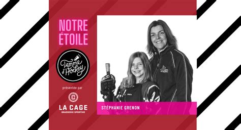 Étoile Femme Dhockey Stéphanie Grenon Femme Dhockey