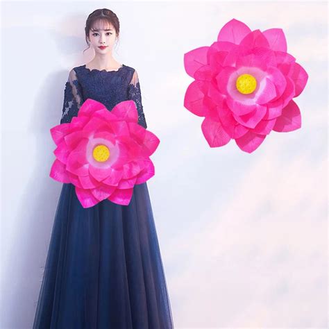 Lotus Flower Simulation Performance Dance Props Stage Decoration Lotus
