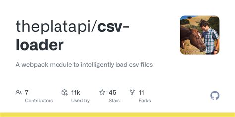 Github Theplatapicsv Loader A Webpack Module To Intelligently Load Csv Files
