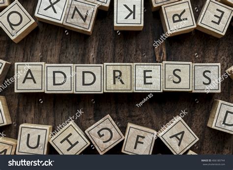 1 041 Address Word Block Images Stock Photos Vectors Shutterstock