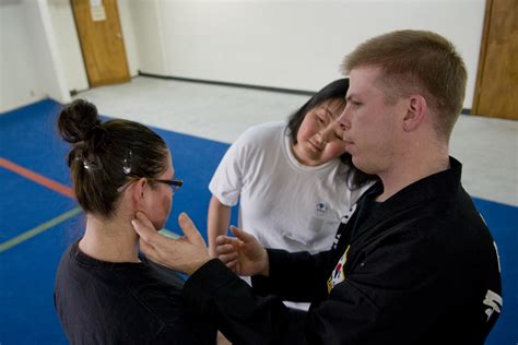 Women Practice Self Defense During Sexual Assault Awareness Month Misawa Air Base Article