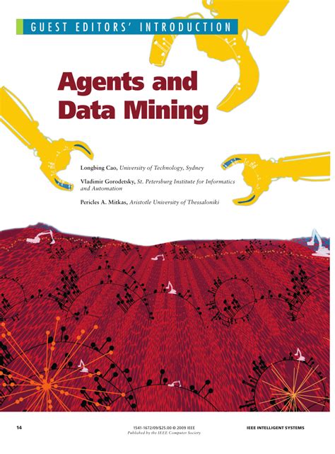 Pdf Guest Editors Introduction Agents And Data Mining Pdf Guest Editors Introduction Agents And Data Mining