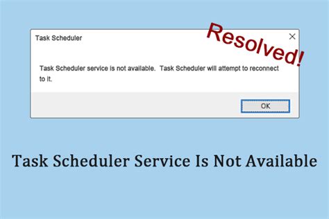 Task Scheduler Service Is Not Available Try These Fixes