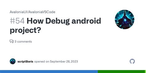 How Debug Android Project · Issue 54 · Avaloniauiavaloniavscode · Github