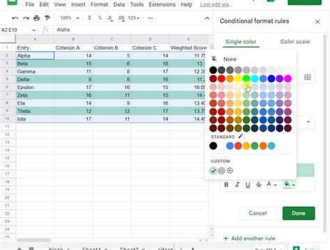 Color Every Other Row In A Spreadsheet 2025 Guide