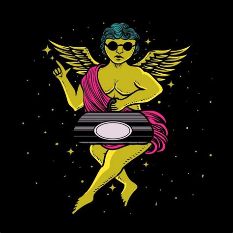 Premium Vector Cute Cupid With Trendy Style