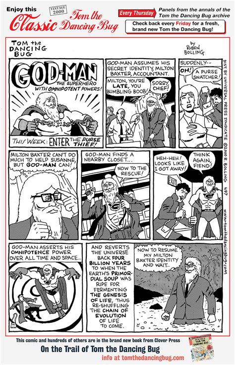 Tom The Dancing Bugs Newest Character By Ruben Bolling