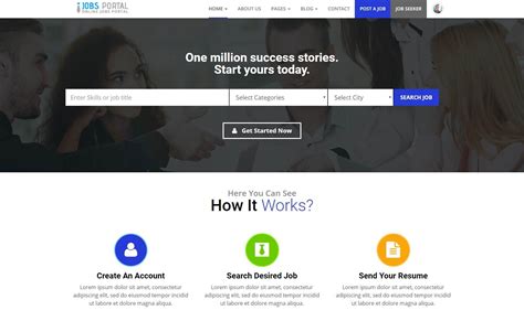 Top 10 Best Premium Job Portal Html Templates Our Code World
