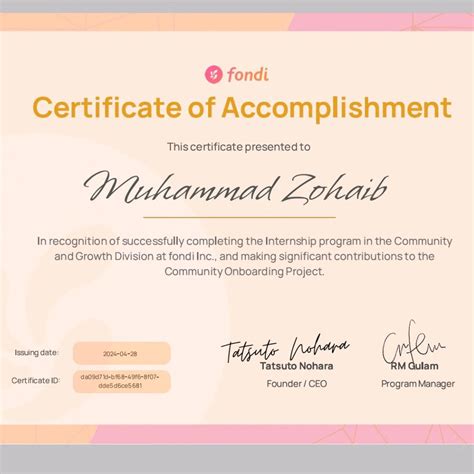 Muhammad Zohaib On Linkedin Im Thrilled To Announce The Successful Completion Of My Internship At
