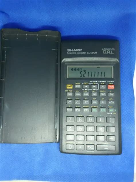 Vintage Calculatrice Sharp El 531lh Scientific Calculator Calculator