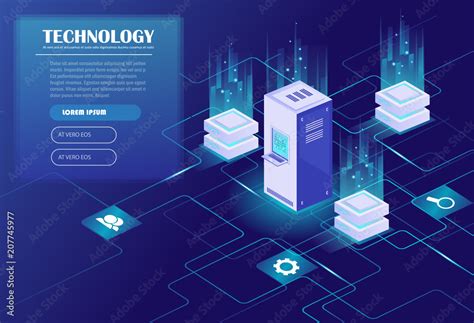 Data Processing Stock Vector Adobe Stock